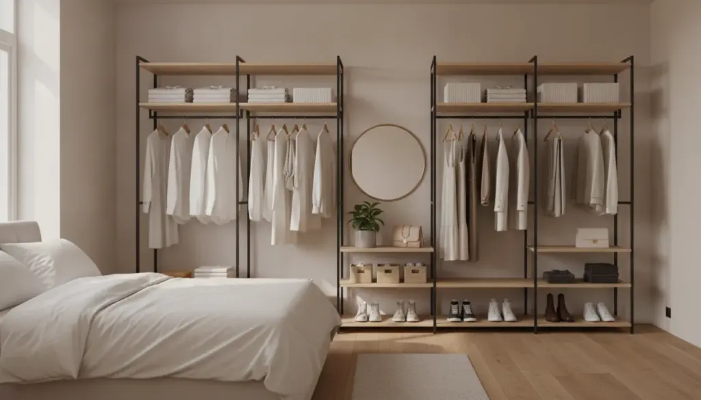 Goodbye to wardrobes with doors: the open closet trend for 2026